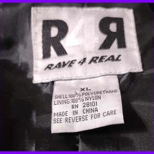 Rave 4 Real | Jackets & Coats | Rave 4 Real Long Black Goth Vegan ...